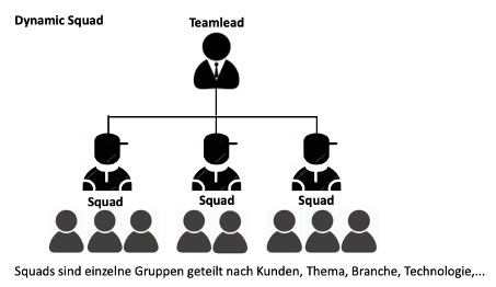 Spotify Squads in companies - two ways of implementation - agile Companies